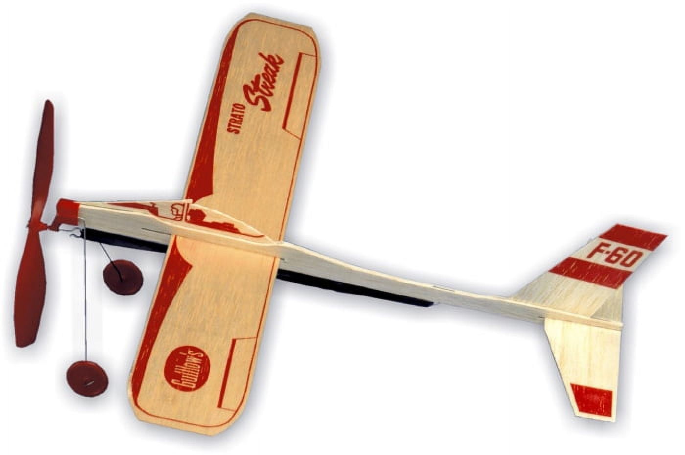 Strato Streak Guillows Rubber Band Powered Glider: Airplane Kit, Build ...