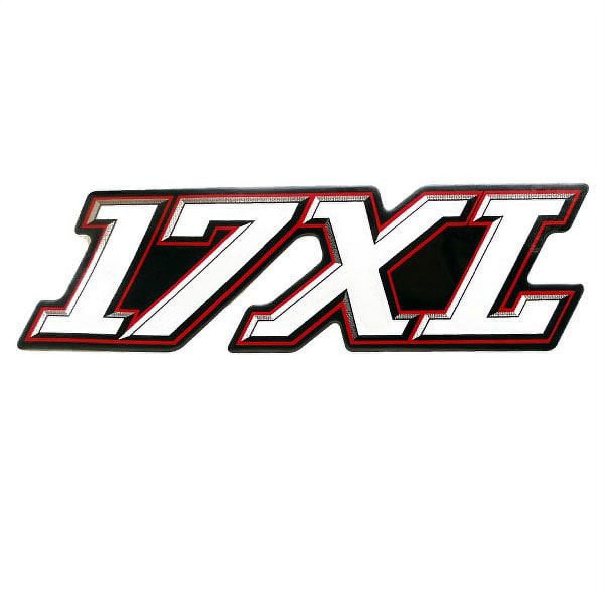 Stratos Boat Decal Emblem Sticker | 17XL White / Red / Black - Walmart.com