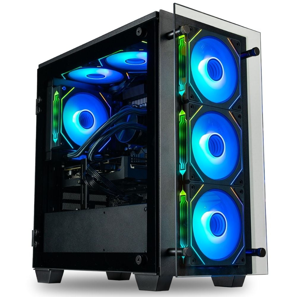 Stratos Micro Gaming Desktop - NVD RTX 5080, Intel 24 Core Ultra 9 285K ...