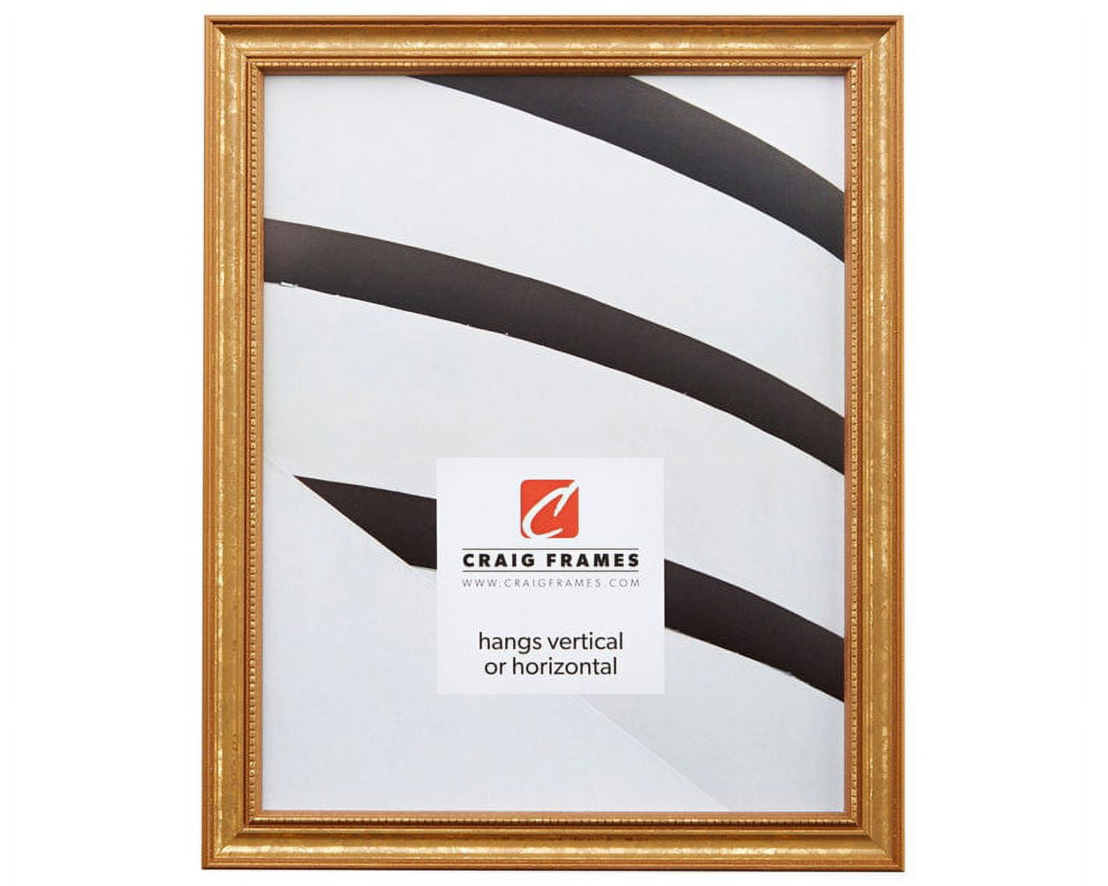 Stratton, Aged Gold Picture Frame, .75" Wide, 35 Common Sizes (314GD ...