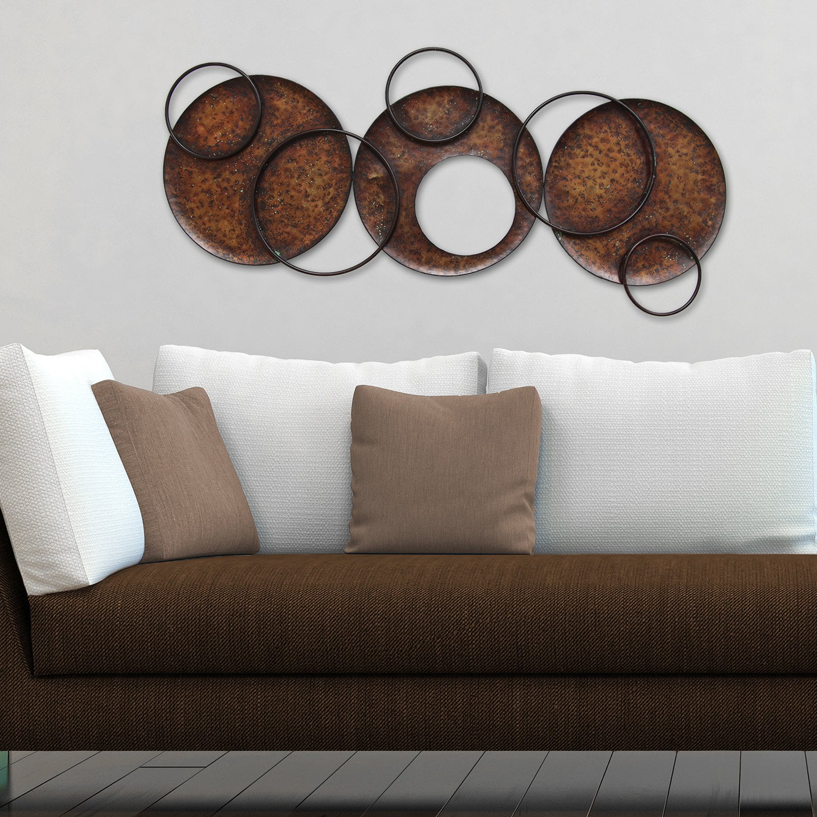 Stratton Home Décor Modern Circles Wall Décor - Walmart.com