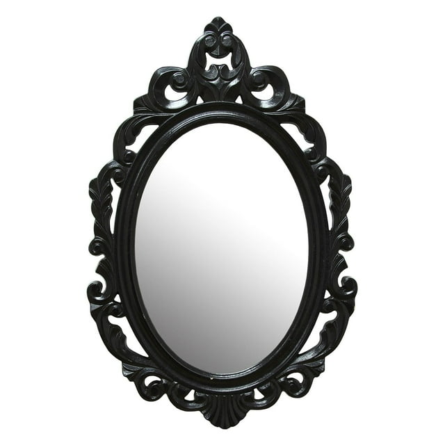 Stratton Home Decor Black Baroque Mirror - Walmart.com