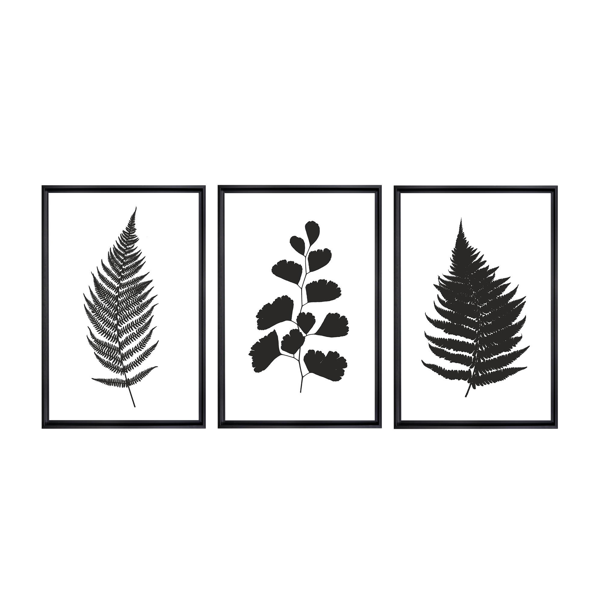 Stratton Home Decor Botanical Ferns Framed Canvas Wall Art - Walmart.com