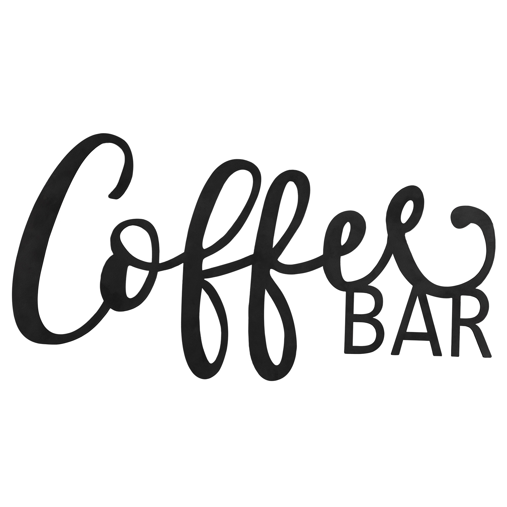 Stratton Home Decor Coffee Bar Script Wall Sign - Walmart.com