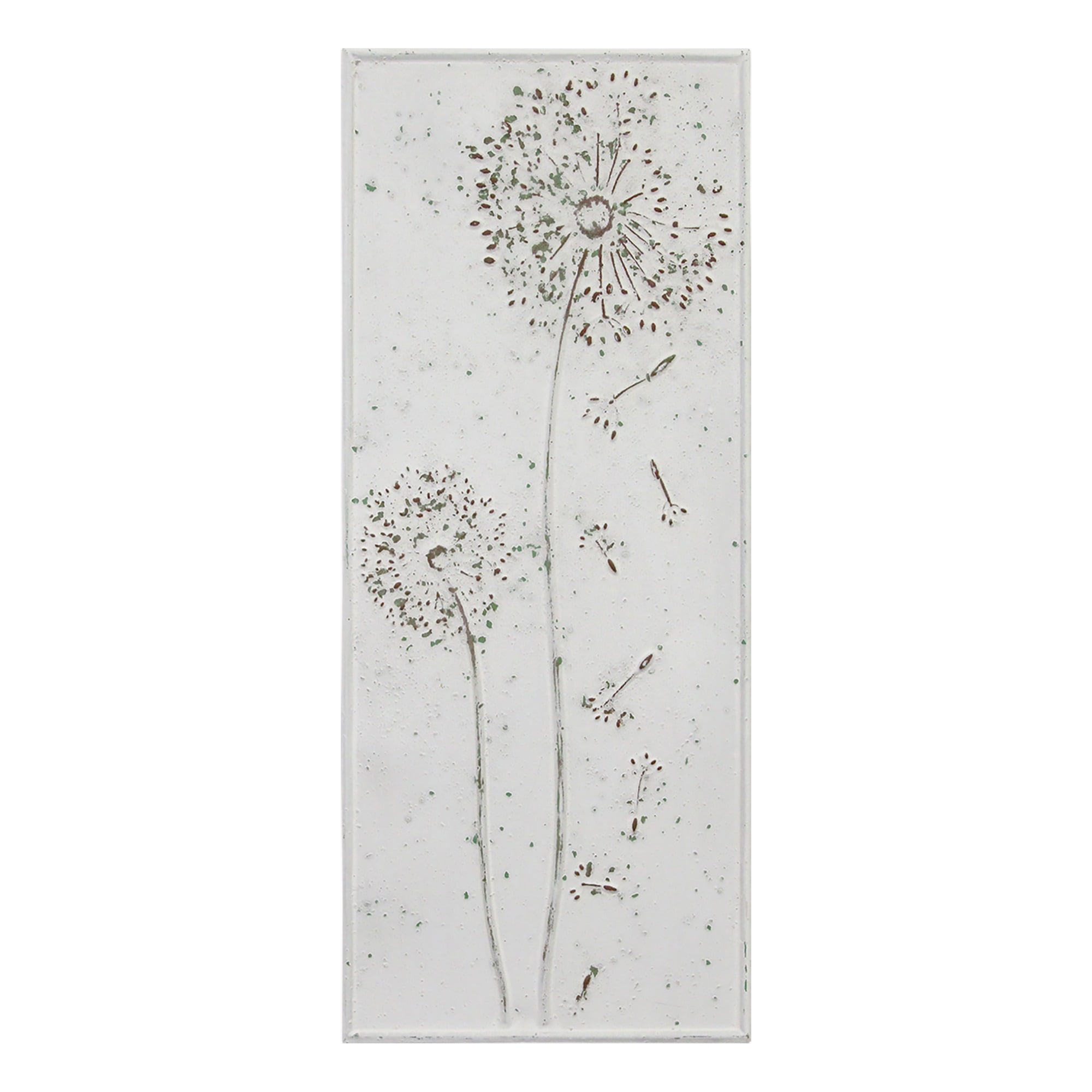 Stratton Home Decor Dandelion Metal Panel Hanging Wall Decoration Art ...