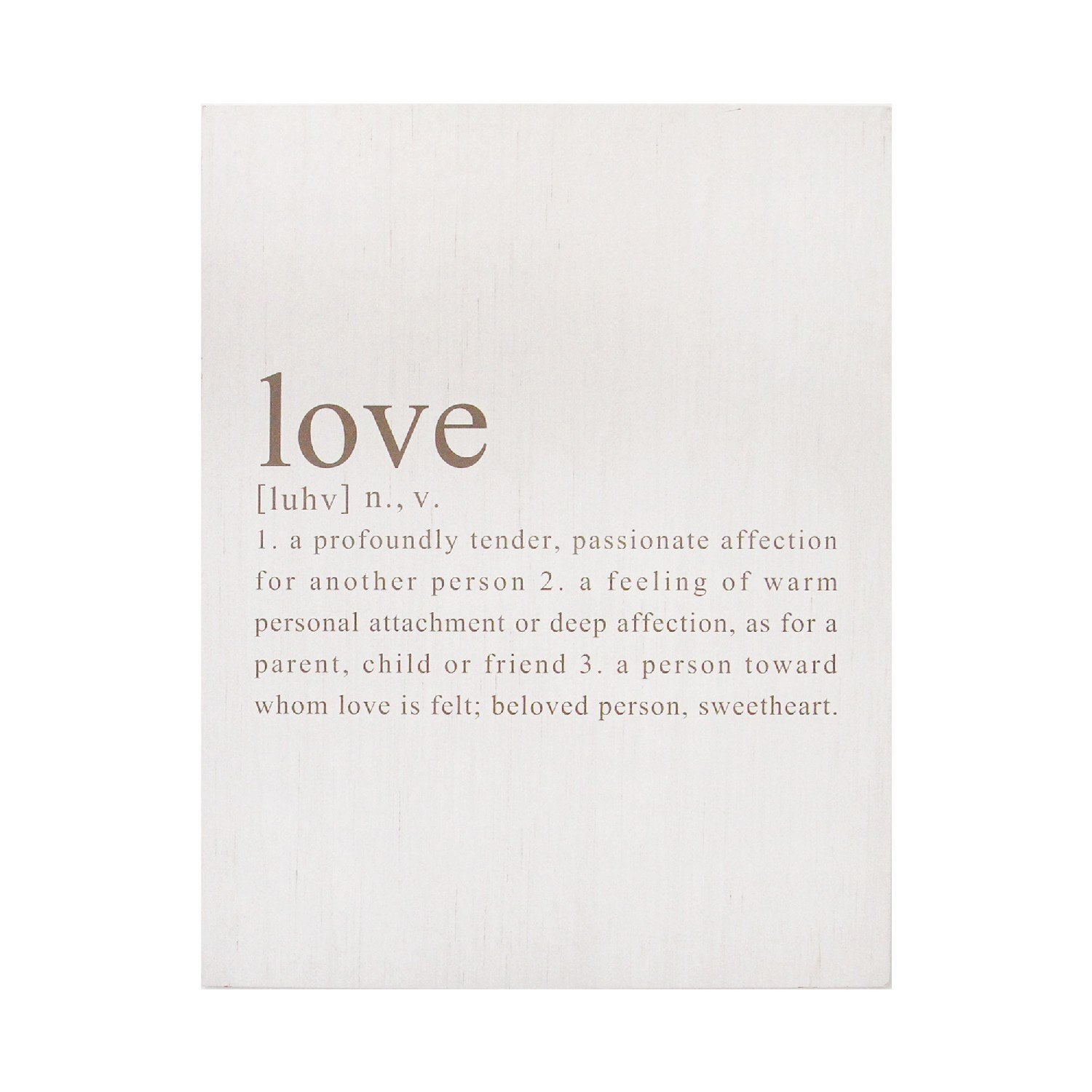 Stratton Home Decor Definition of Love Oversized Wall Art - Walmart.com
