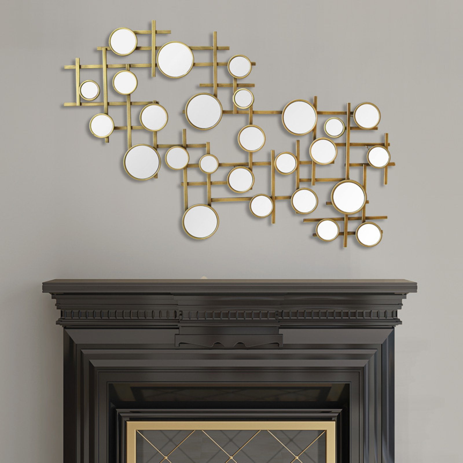 Stratton Home Decor Elegant Mirror Cluster Wall Decor - Walmart.com