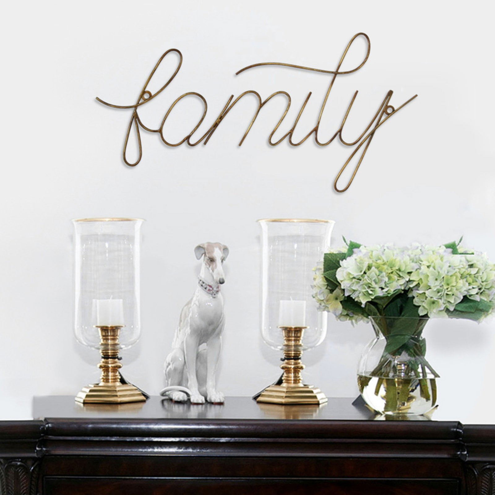 Stratton Home Decor Family Wire Script Wall Art - Walmart.com