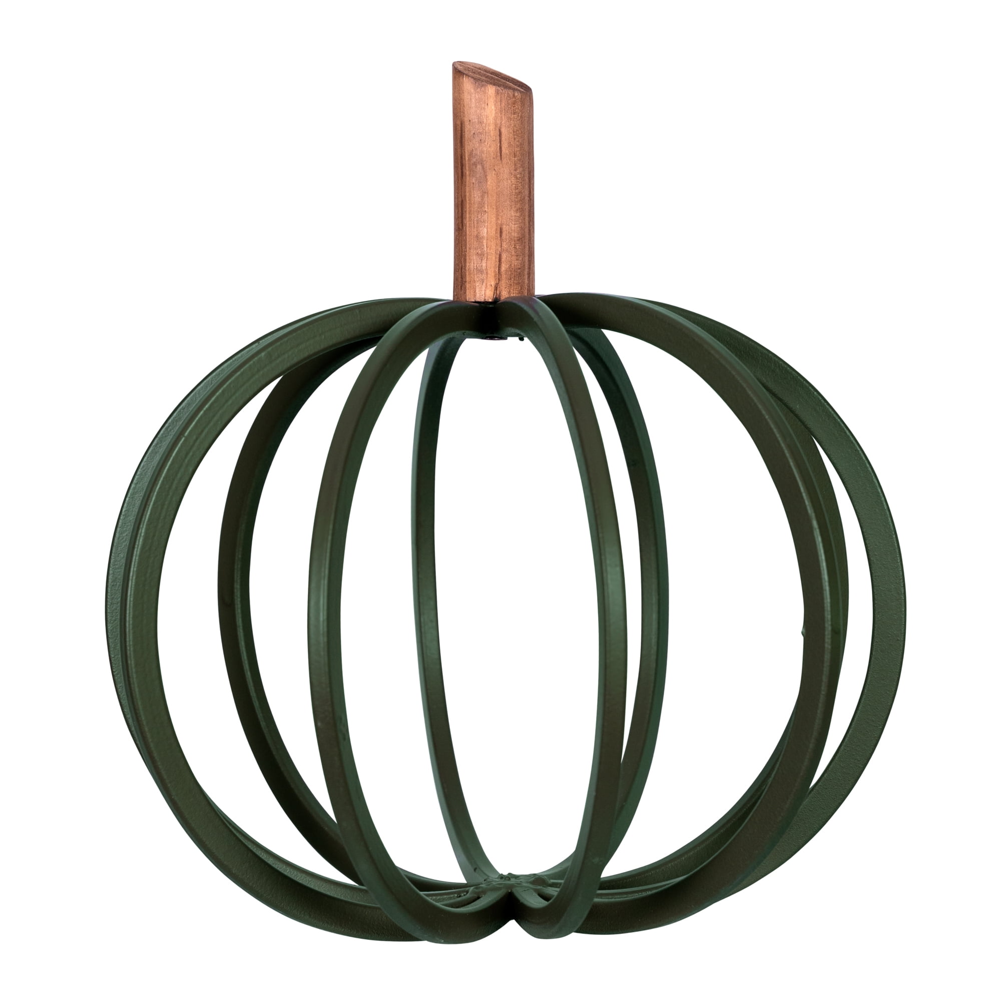 Stratton Home Decor Farmhouse Decorative Fall Metal Pumpkin - Walmart.com