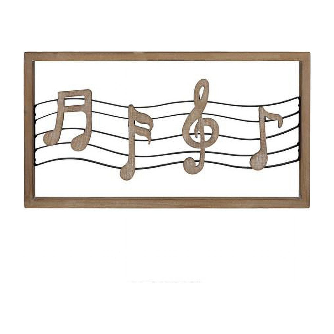 Stratton Home Decor Framed Music Notes Wall Decor - Walmart.com