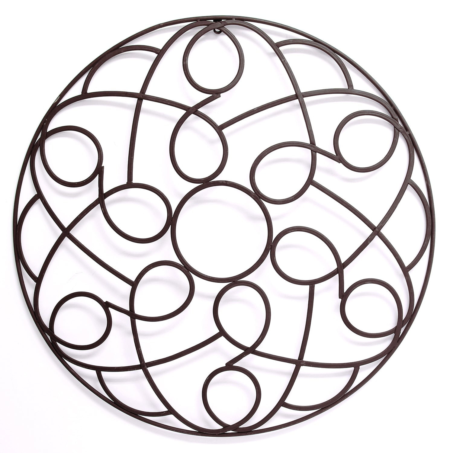 Stratton Home Decor Metal Scroll Medallion - Walmart.com