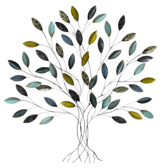 Stratton Home Decor SHD0128 Hand Painted Keyhole Wall Hanging Tree ...