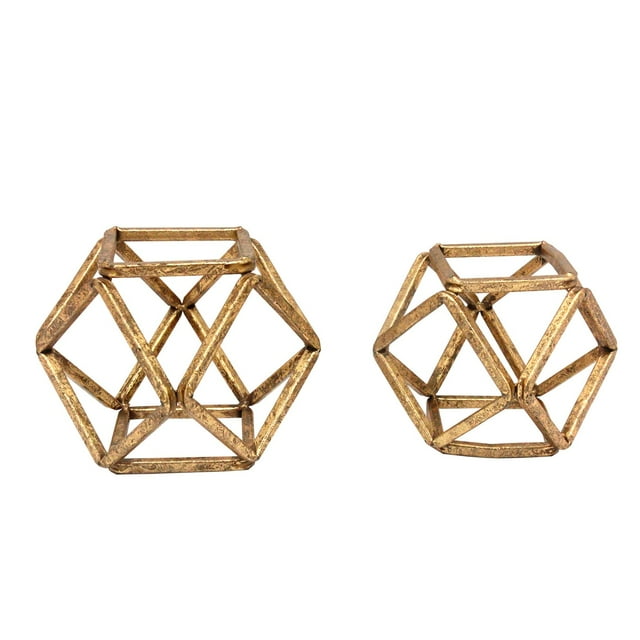 Stratton Home Decor Set of 2 Modern Table Top Decor - Walmart.com