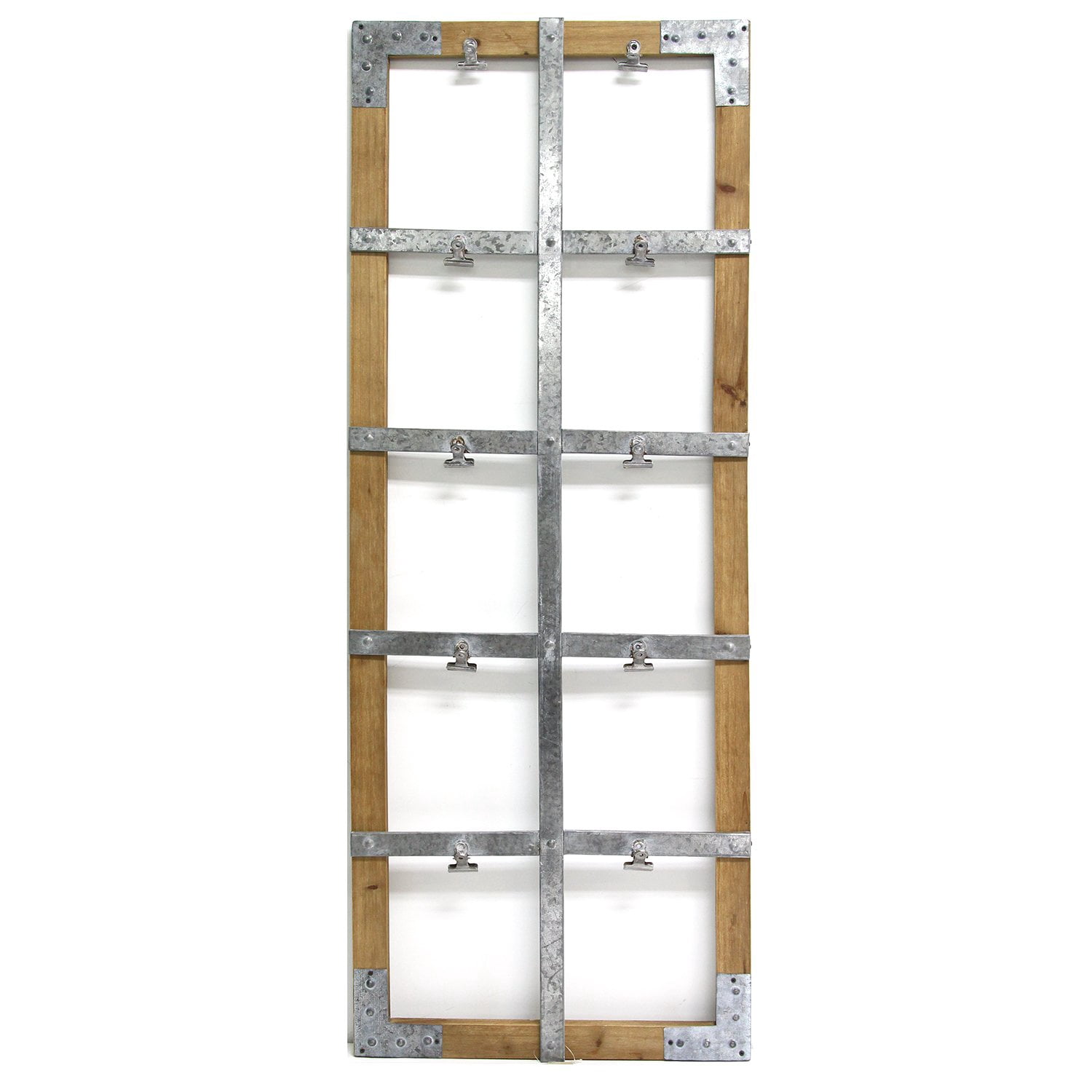 Stratton Home Decor Wood and Metal Photo Clip Wall Decor - Walmart.com