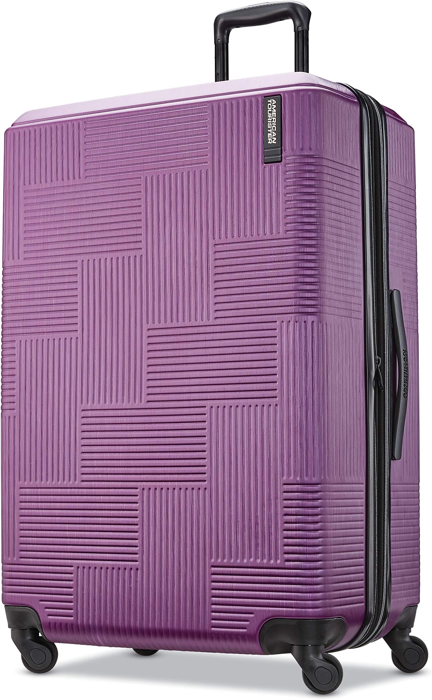 Stratum XLT Expandable Hardside Luggage with Spinner Wheels, Power Plum ...