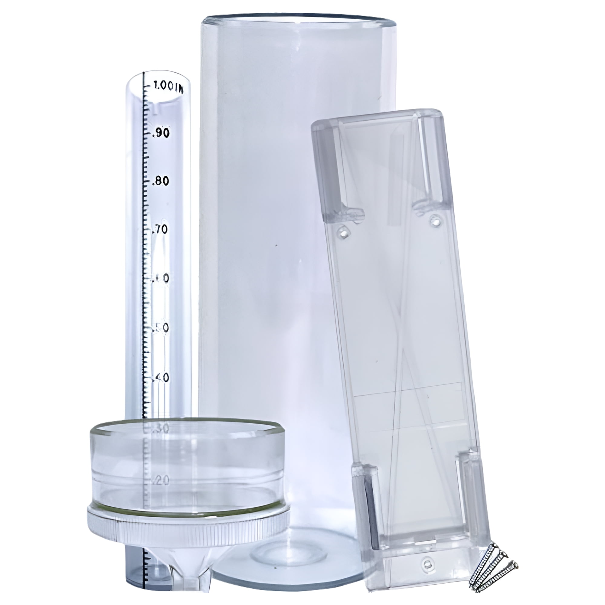 Stratus Precision Rain Gauge - Freeze Resistant, Mountable Plastic ...