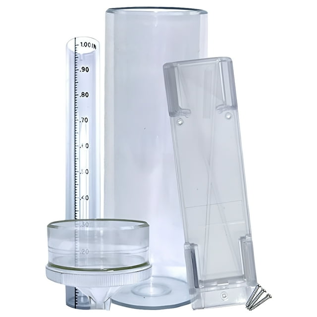 Stratus Precision Rain Gauge - Freeze Resistant, Mountable Plastic ...