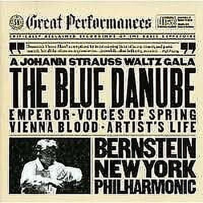 Pre-Owned Strauss: The Blue Danube / Bernstein, New York Phil (CD, CBS ...