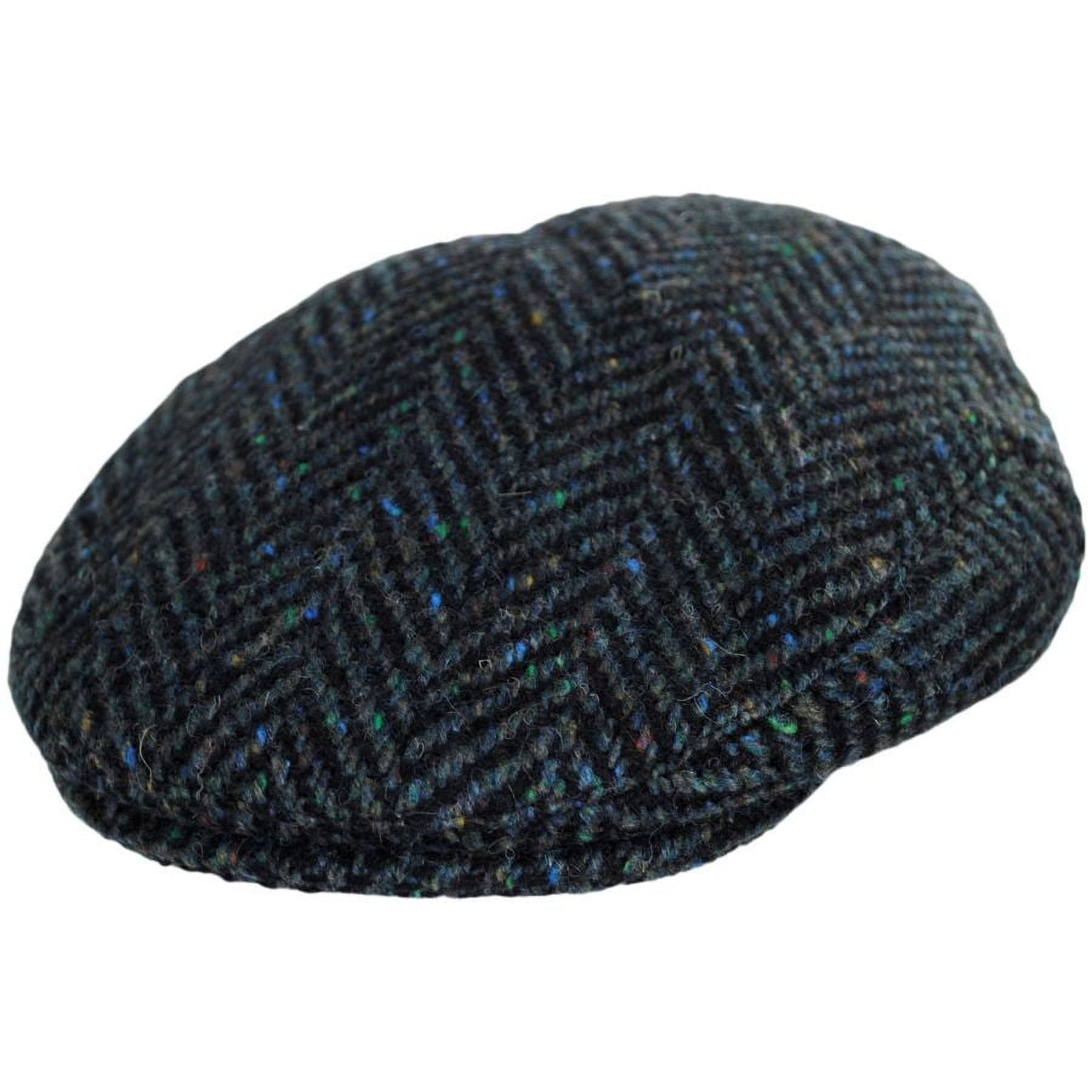 Stravalley Donegal Tweed Wool Ivy Cap - XXL - Blue - Walmart.com