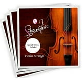 Stravilio Steel Core Violin Strings Set with Extra E String for 3/4 and ...