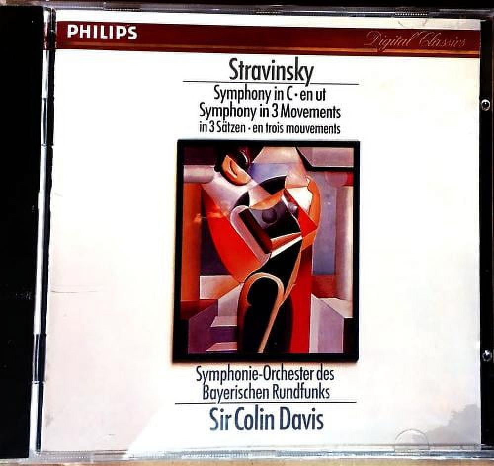 Stravinsky: Symphony in C; Symphony in Three Movements Audio CD ...