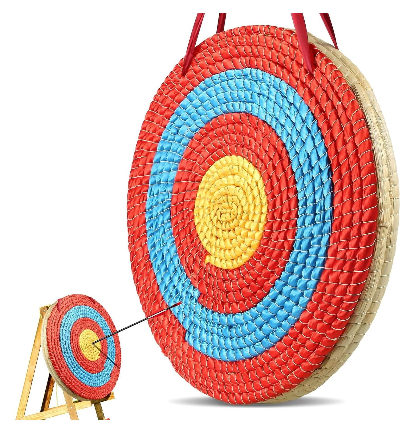 Straw Archery Targets, 3 Layers 20" Arrow Target for Backyard ...