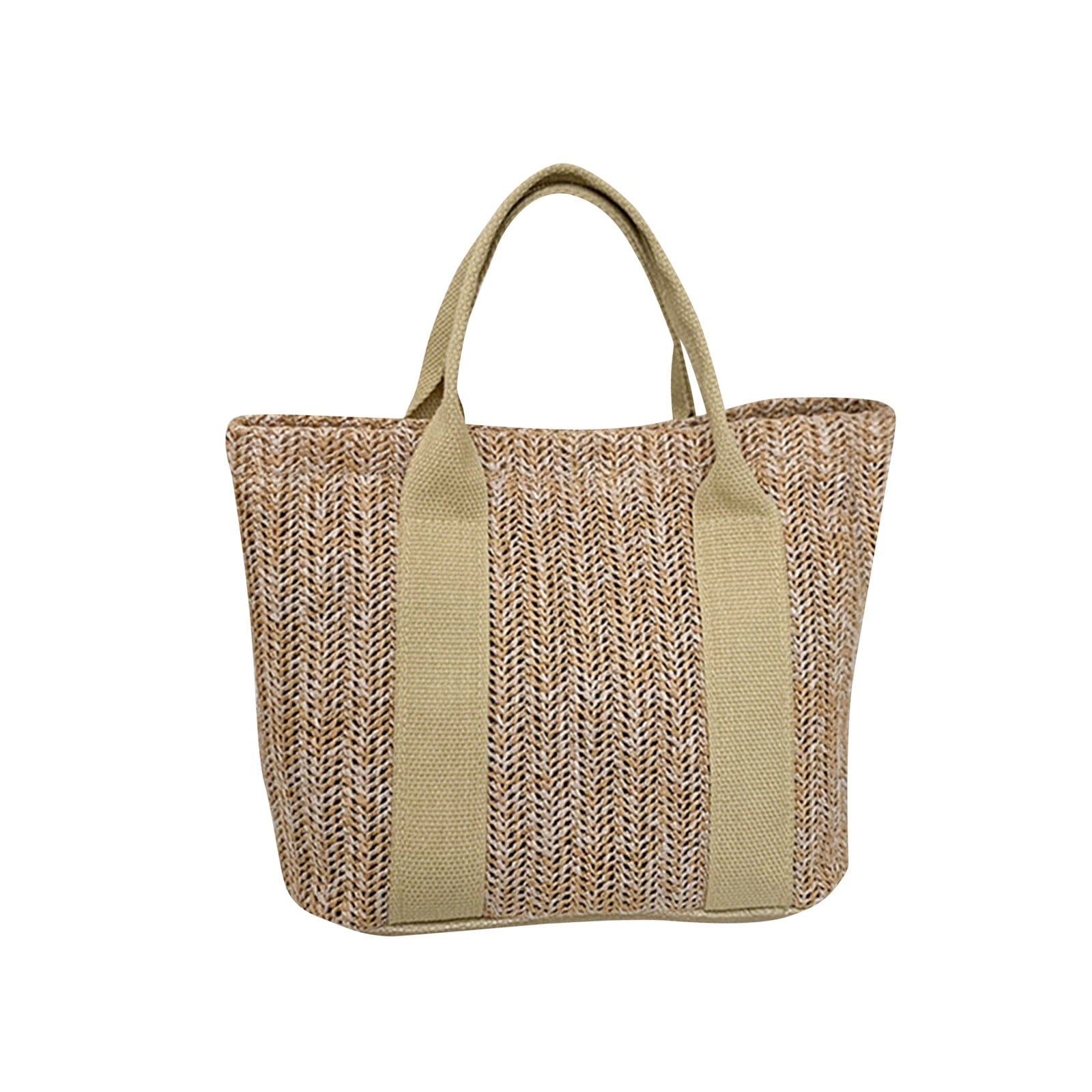Straw Beach Bag For Women Large Boho Tote With Leak-Proof Lining ...