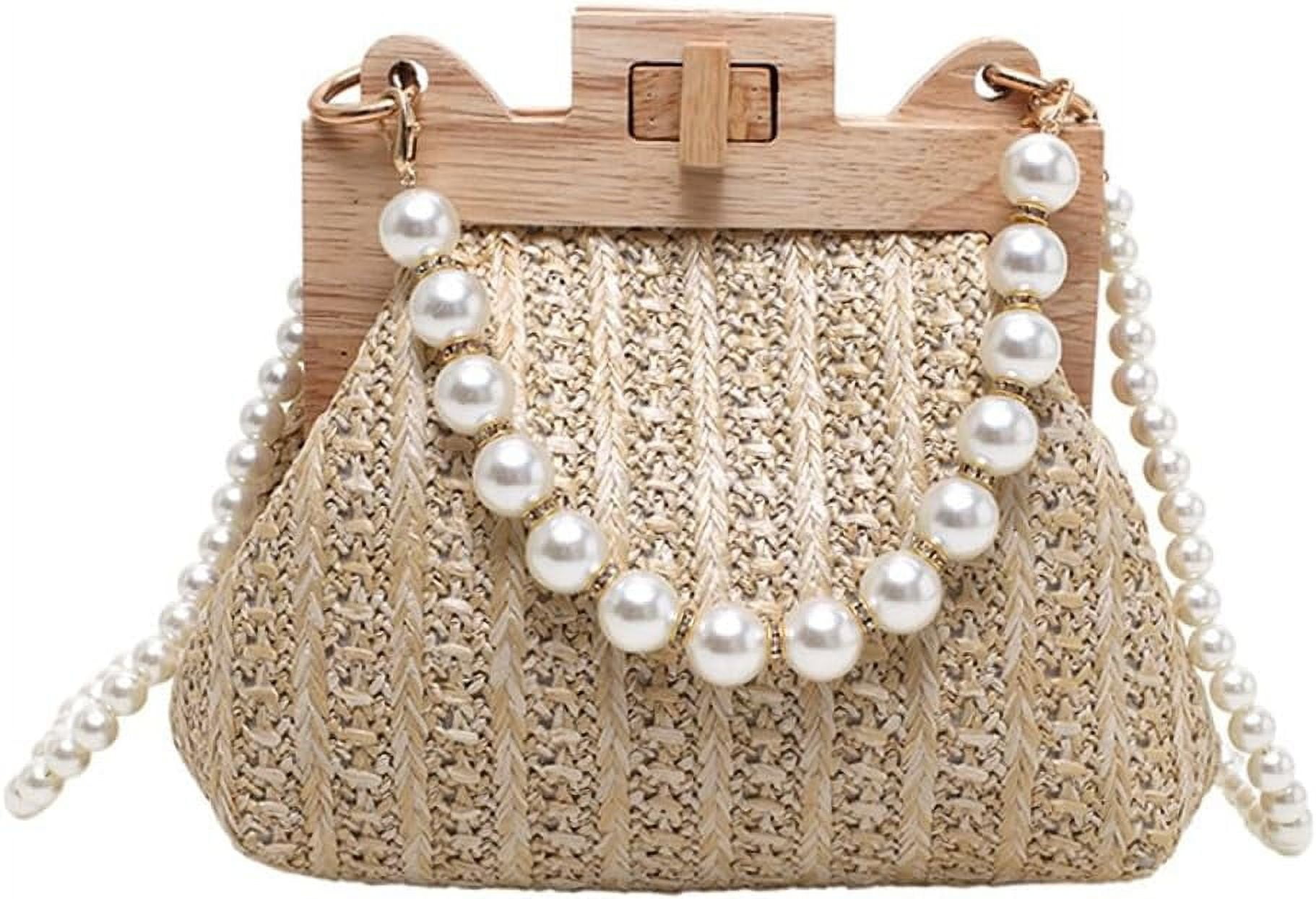 Straw Beach Bags For Women Summer Straw Cross-body Bag Raffia Handbag ...
