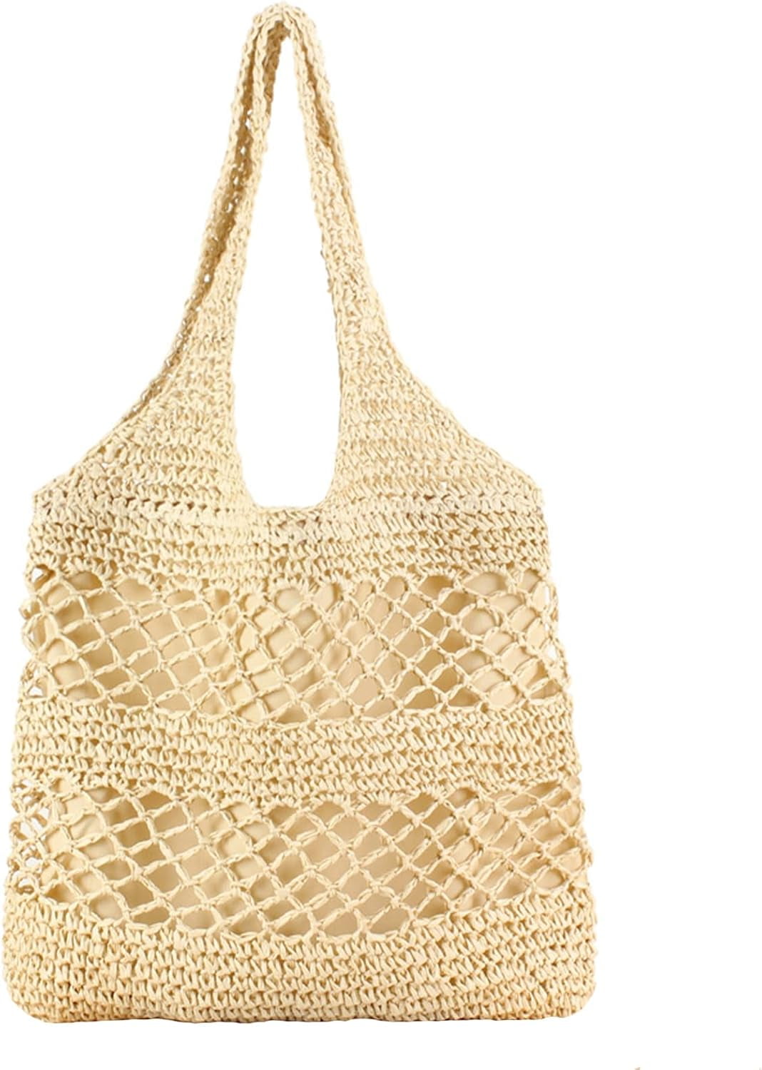 Straw Beach Bags, Women'S Handbags Woven Bags, Handmade Summer Beach ...