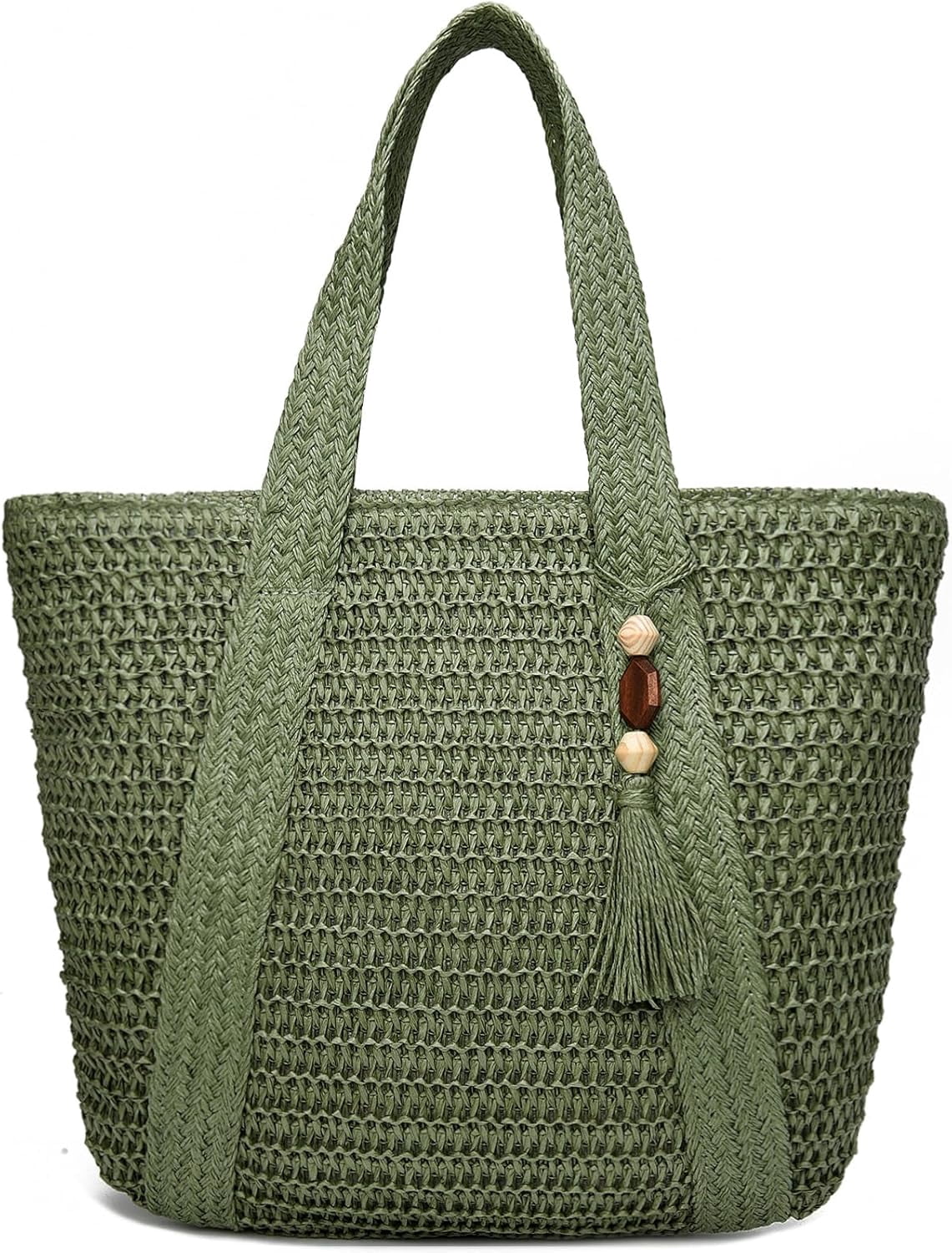 Straw Beach Bags for Women Woven Beach Tote Bag Casual Boho Large ...