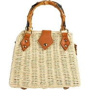 esunarty Summer Straw Bag, Handwoven Rattan Handbag, Small Crossbody ...