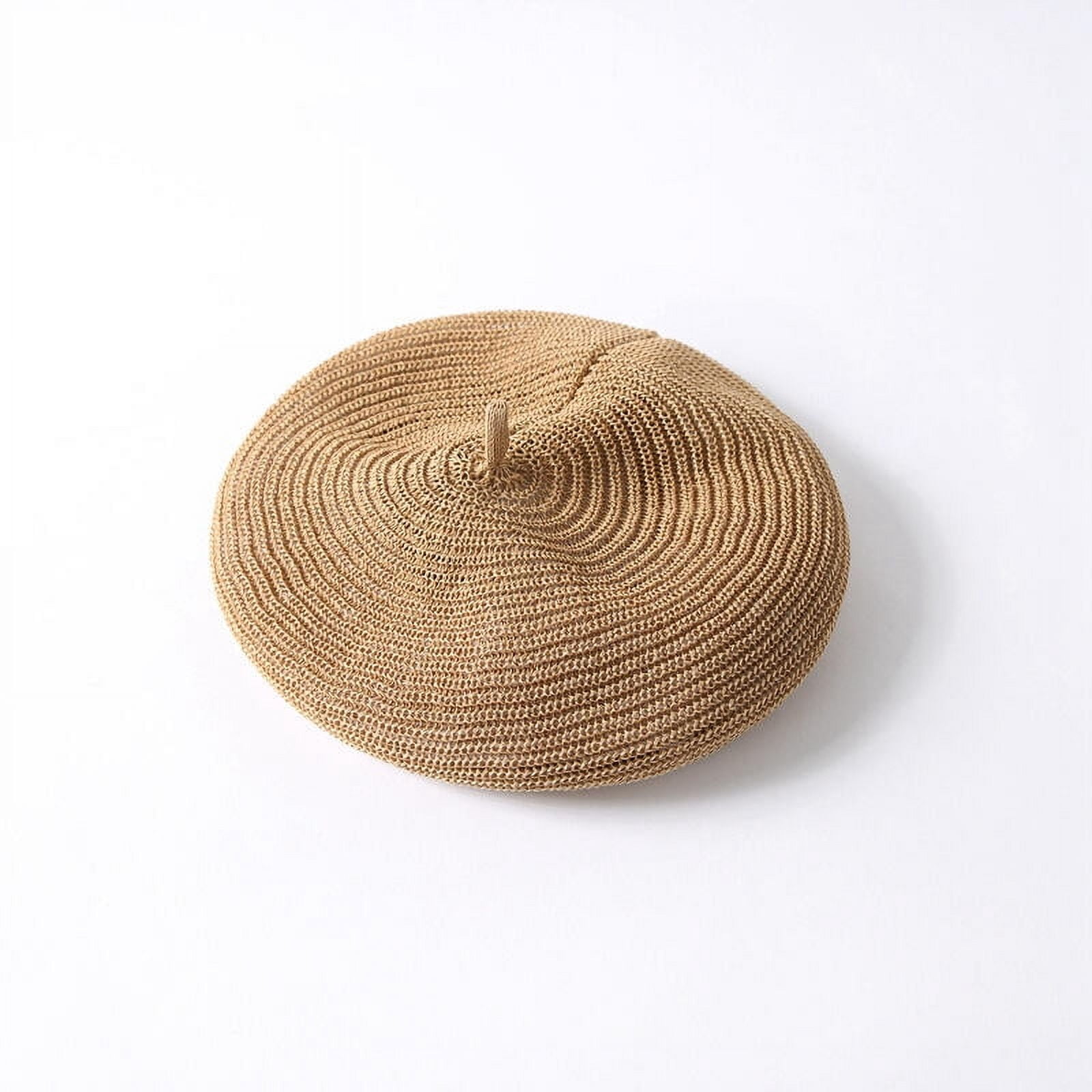 Lady Straw Beret Elegant Hat for Women Headwear Head Female Accessories ...