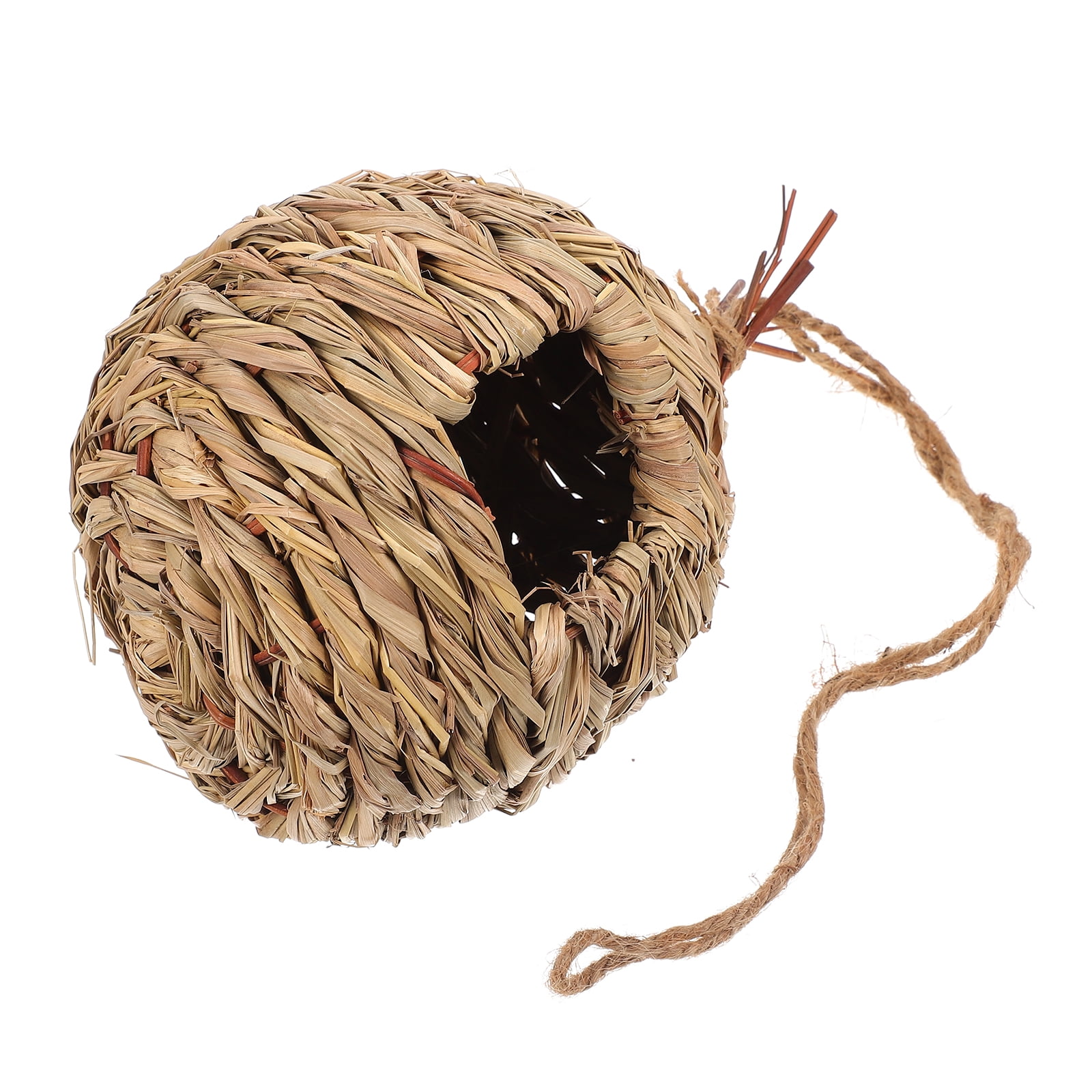 Straw Bird Nest Bird Hanging Nest Straw Breeding Nest Bird Cage ...