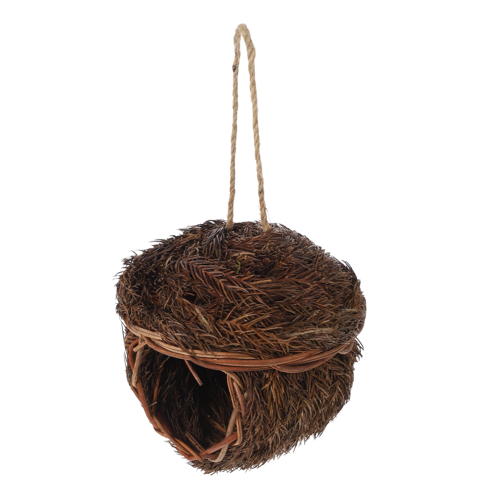 Straw Bird's Nest Hand- Weaved Houses for outside Grass Hanging Hut ...