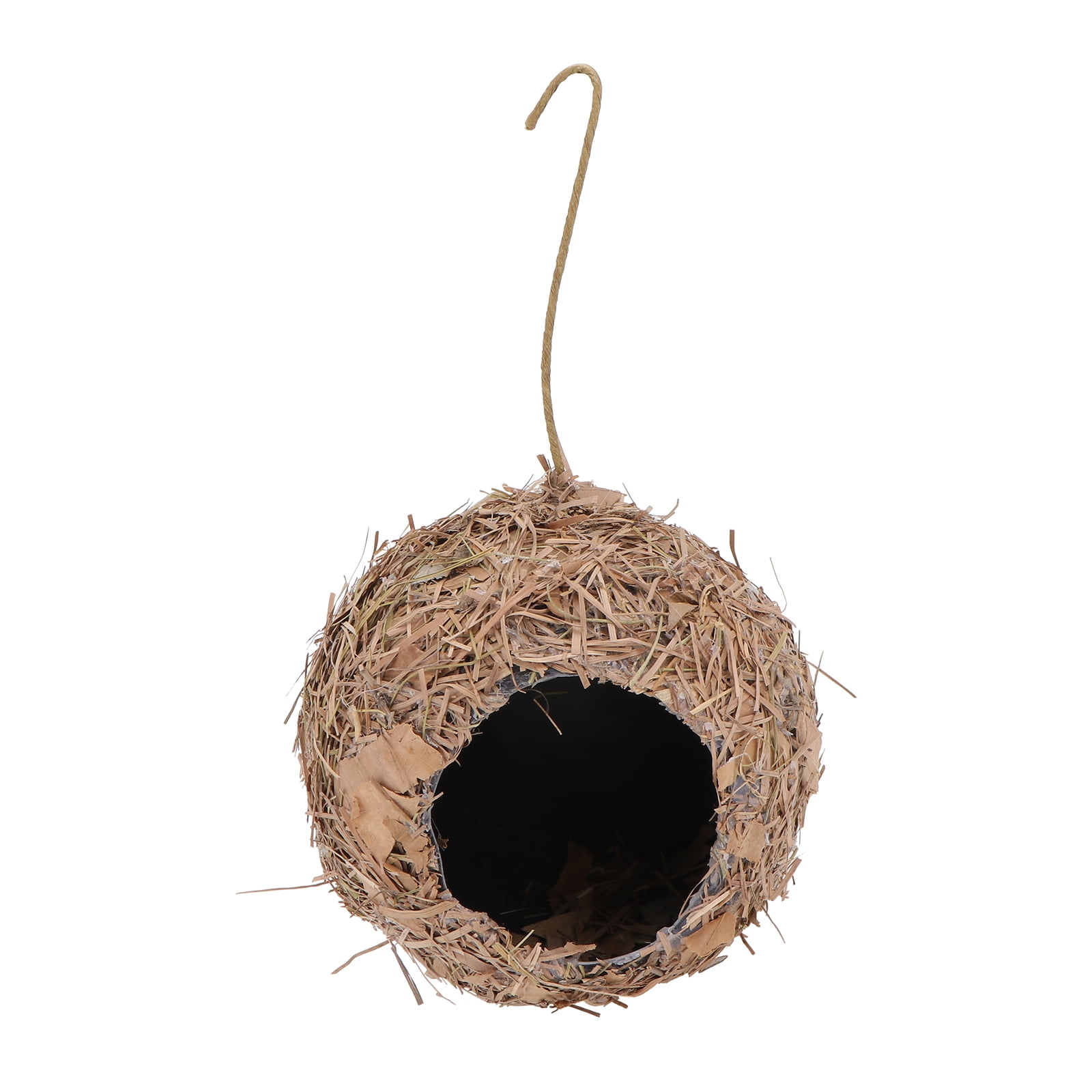 Straw Bird's Nest Sheltered Warm Place for Birds Cage Decoration ...