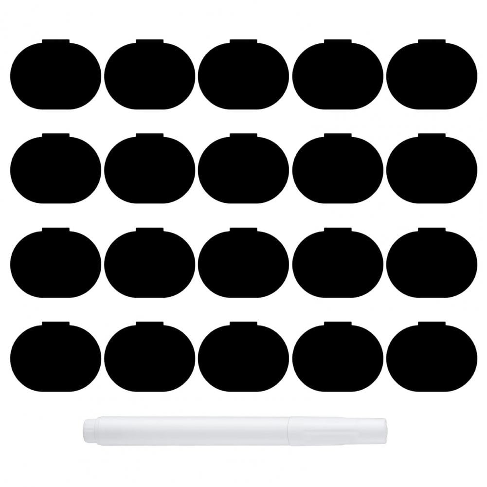 20 Pcs Labels Holder Rack Smooth Writing Wipeable Basket Bin Name Clip ...