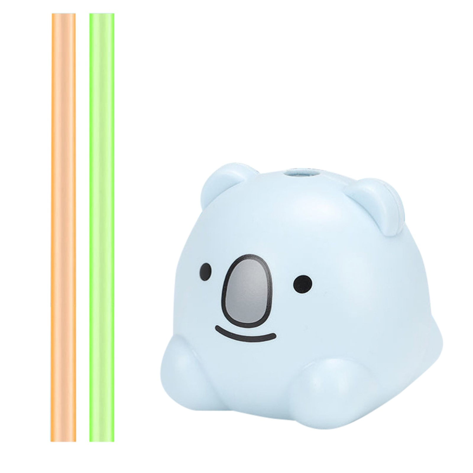 Straw Caps, Plastic Orange Straw Topper, Talking Toy Surprise Drinking ...