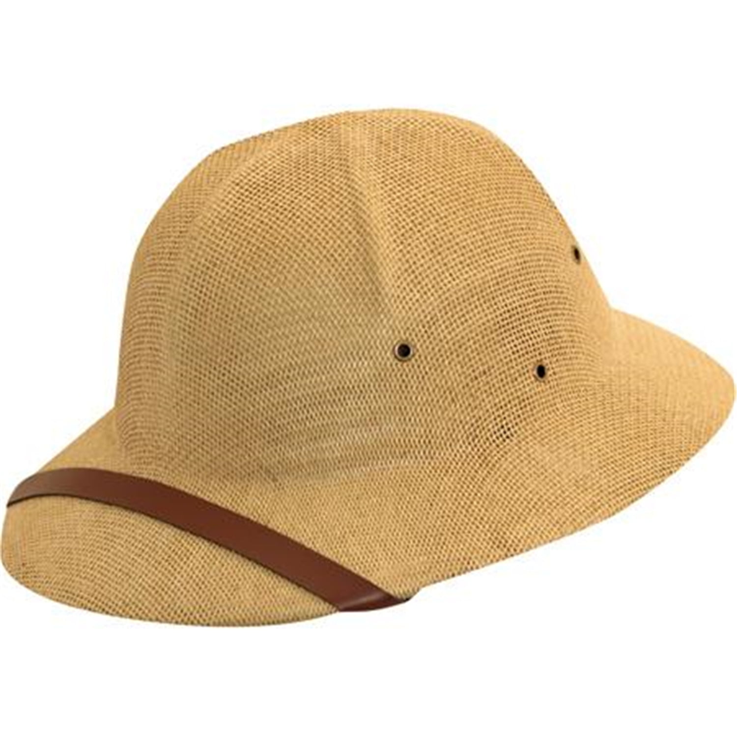 Straw Classic Safari Pith Helmet Hat, Tan - Walmart.com