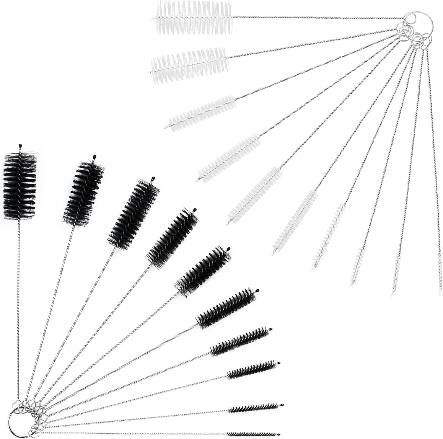Straw Cleaner Brush, 20 Pieces Pipe Cleaner, Extra Long Drink Straw ...