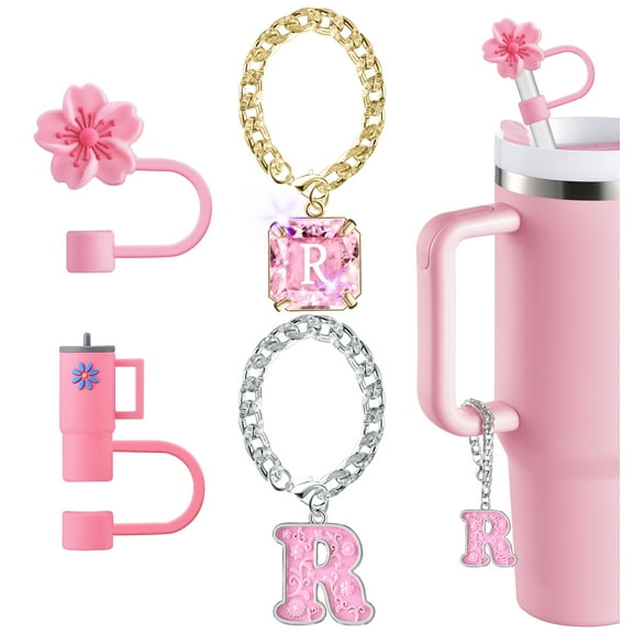 9PCS Cup Accessory Set for Stanley 30oz 40oz Butterfly Straw Cover Cap ...