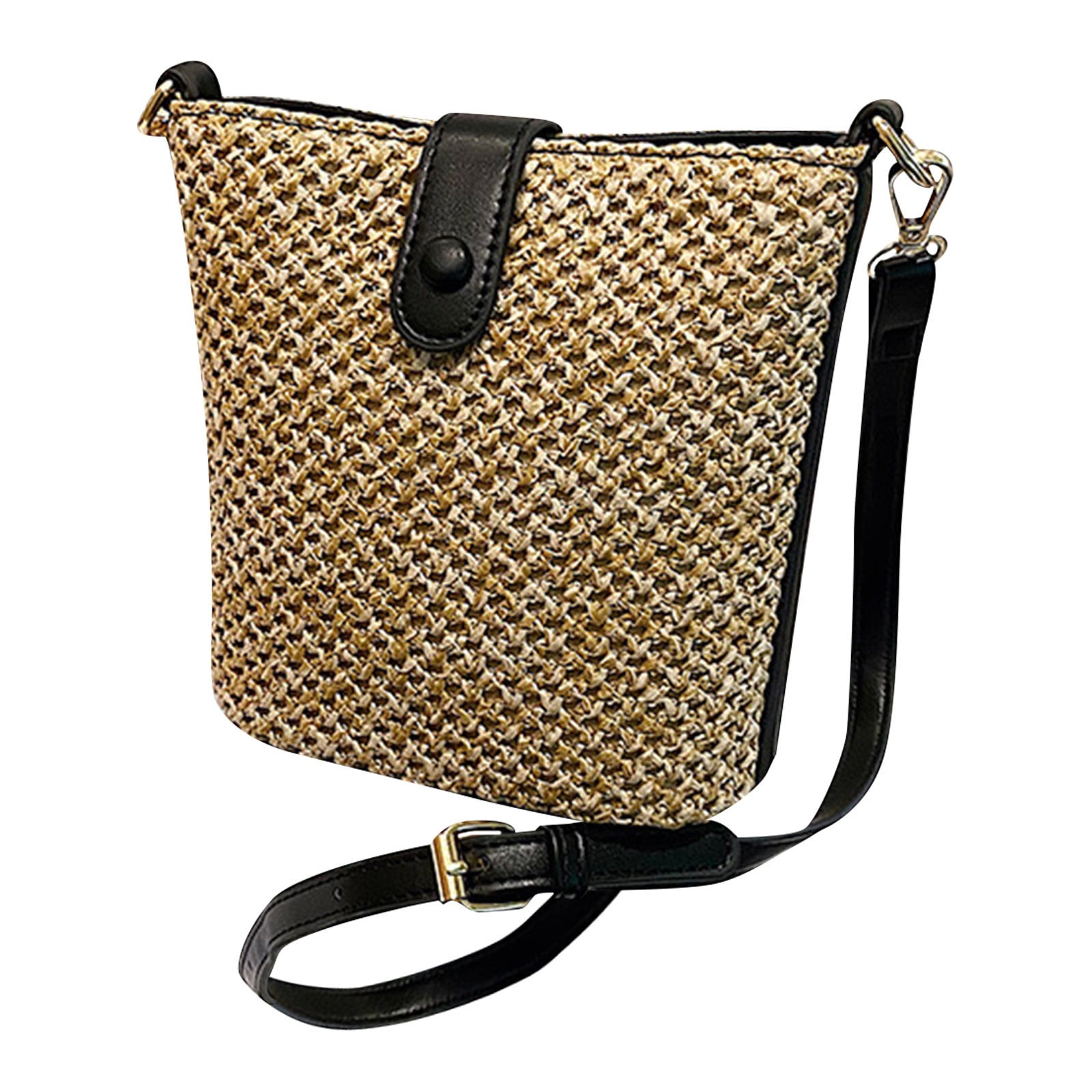 Straw Crossbody Bags for Women Beach Handmade Rattan Shoulder Bags Hand ...