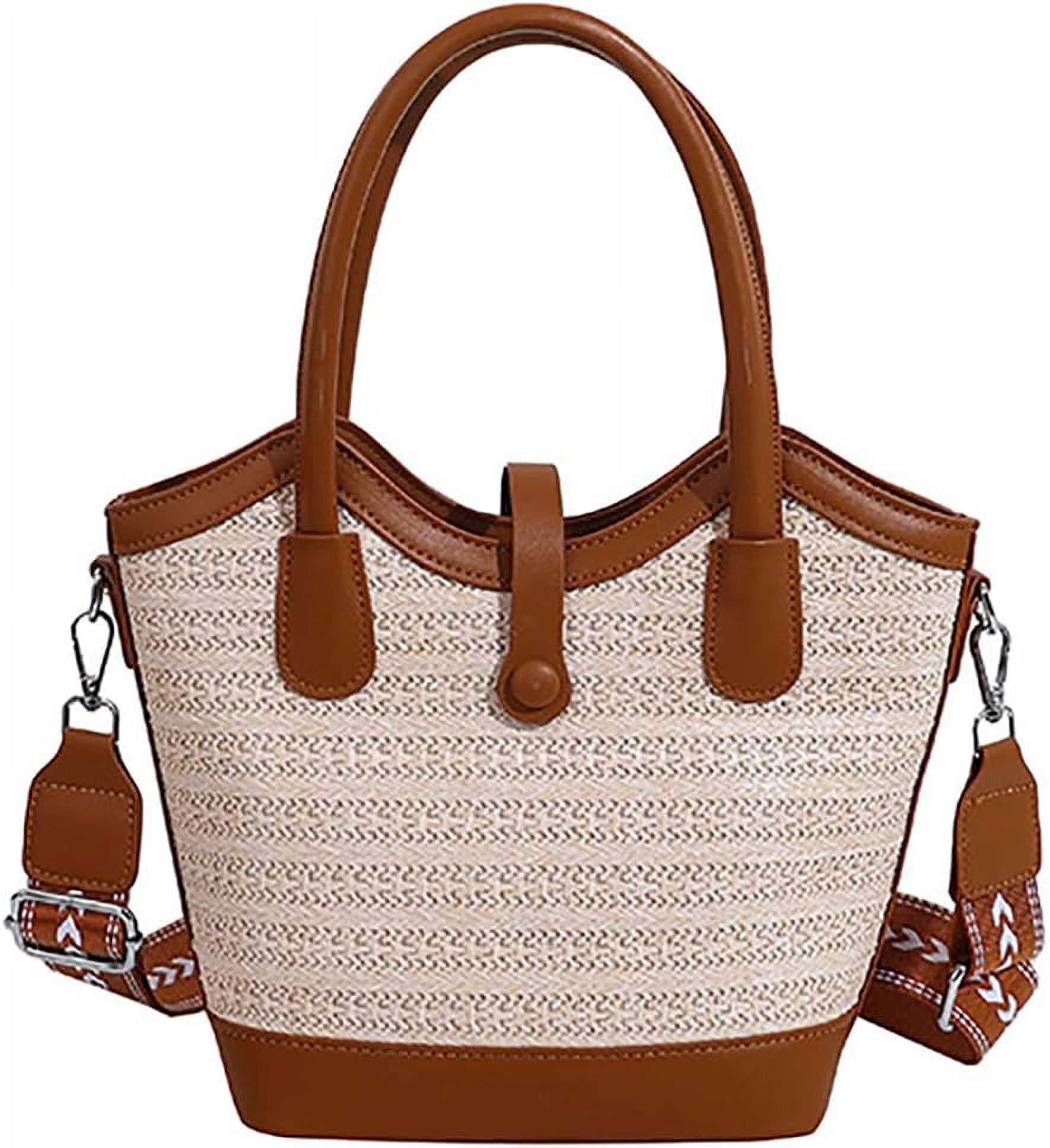 Straw Crossbody Bags for Women Summer Straw Purses and Handbags Straw ...