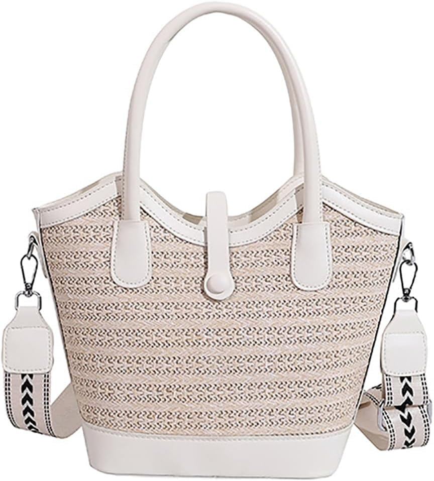 Straw Crossbody Bags for Women Summer Straw Purses and Handbags Straw ...