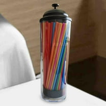 Colcolo Retro Plastic Straw Dispenser, Clear, 27x8cm, Nostalgia ...