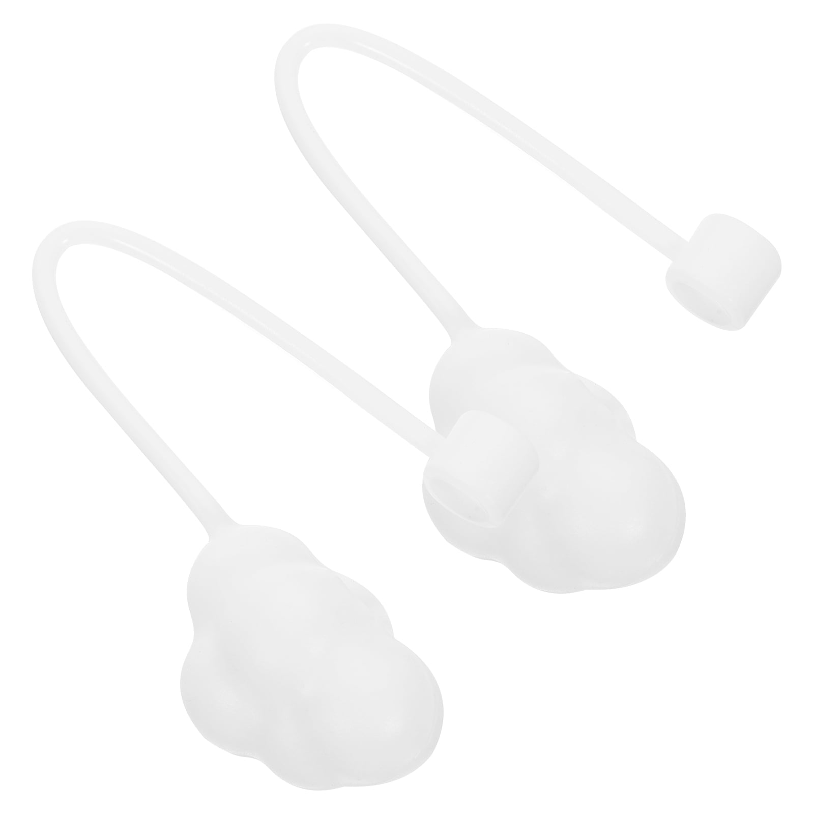 Straw Dust Cap 2 Pcs Caps for Reusable Straws Top Hat Stoppers White ...