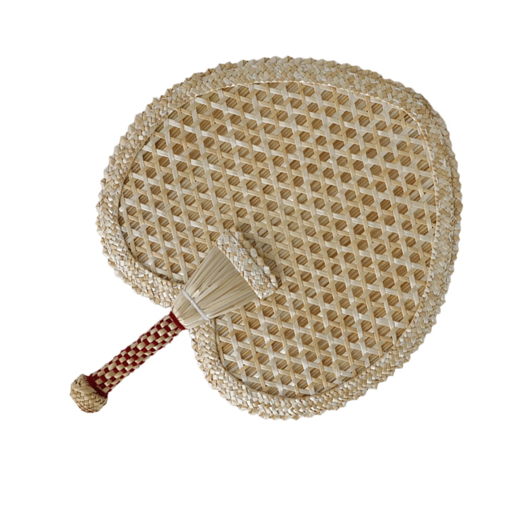 Straw Fan Walnut Hook Round Clothes Hanger Walnuts School Travel ...
