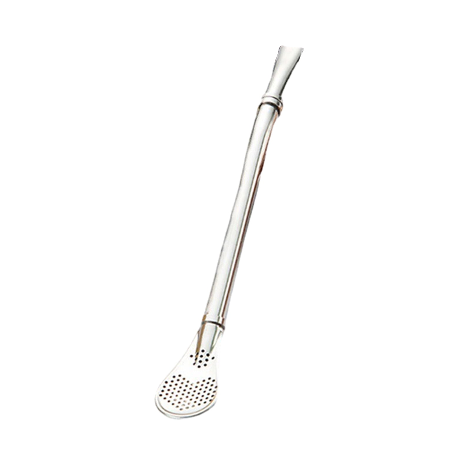 Straw Filter Spoon 304 Stainless Steel Food Grade 2 in 1 Long Handle ...