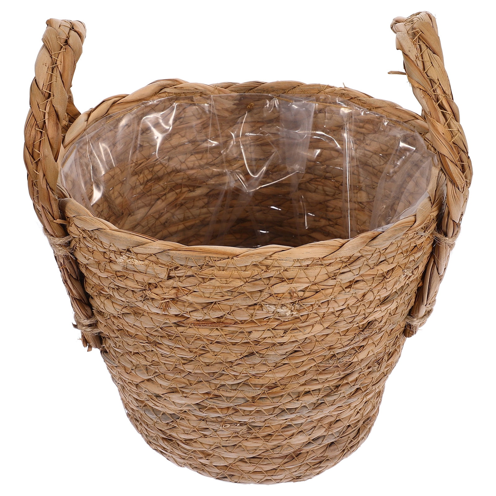 Straw Flower Pot Plants Wicker Planters Plantar Filler Khaki - Walmart.com