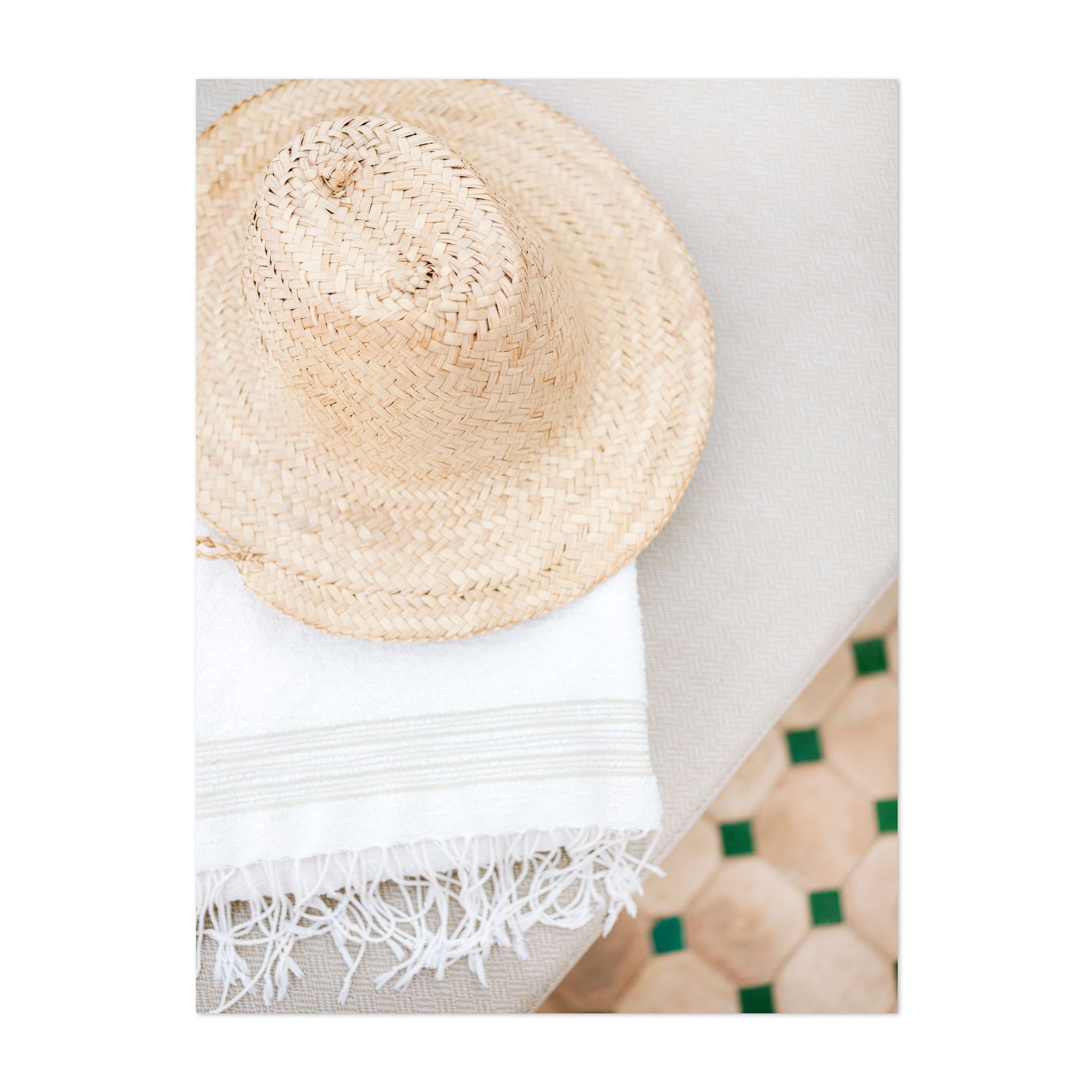 Straw Hat - Marrakesh Marrakesh-Safi Morocco Photography Boho ...