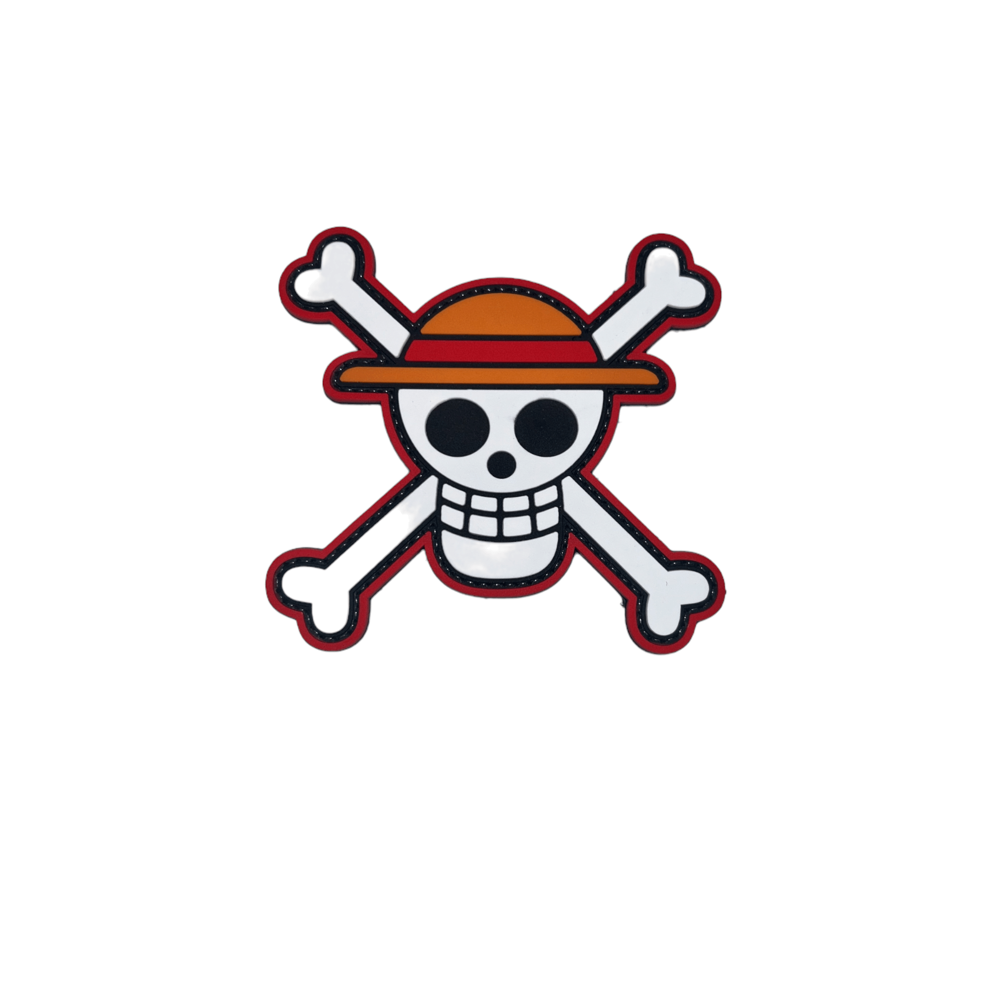 Straw Hat Pirate PVC Patch - Walmart.com